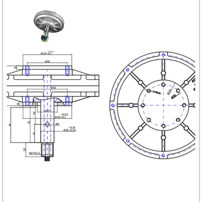 China 5kw 380v Coreless Permanent Magnet Alternator Maglev Generator ...