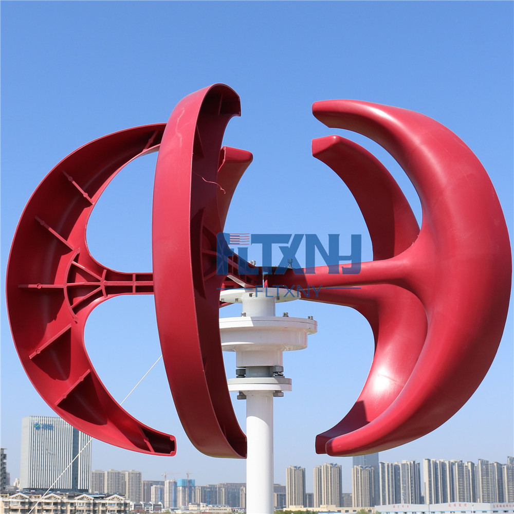 China Factory wholesale 600w portable wind turbine eolienne verticale ...