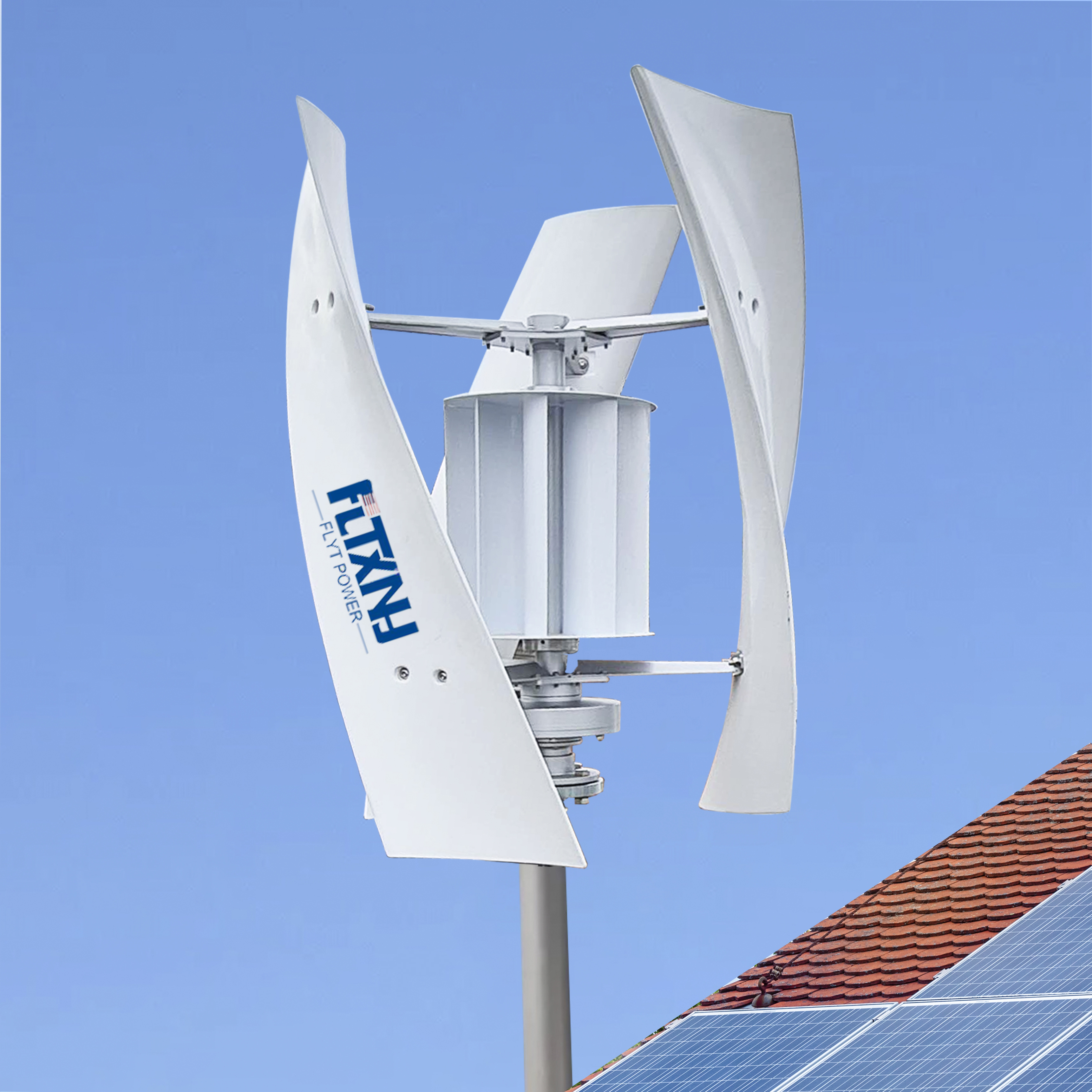 China X5 model 1000w 24v wind turbine vertical axis off grid wind generaor factory and suppliers Flyt